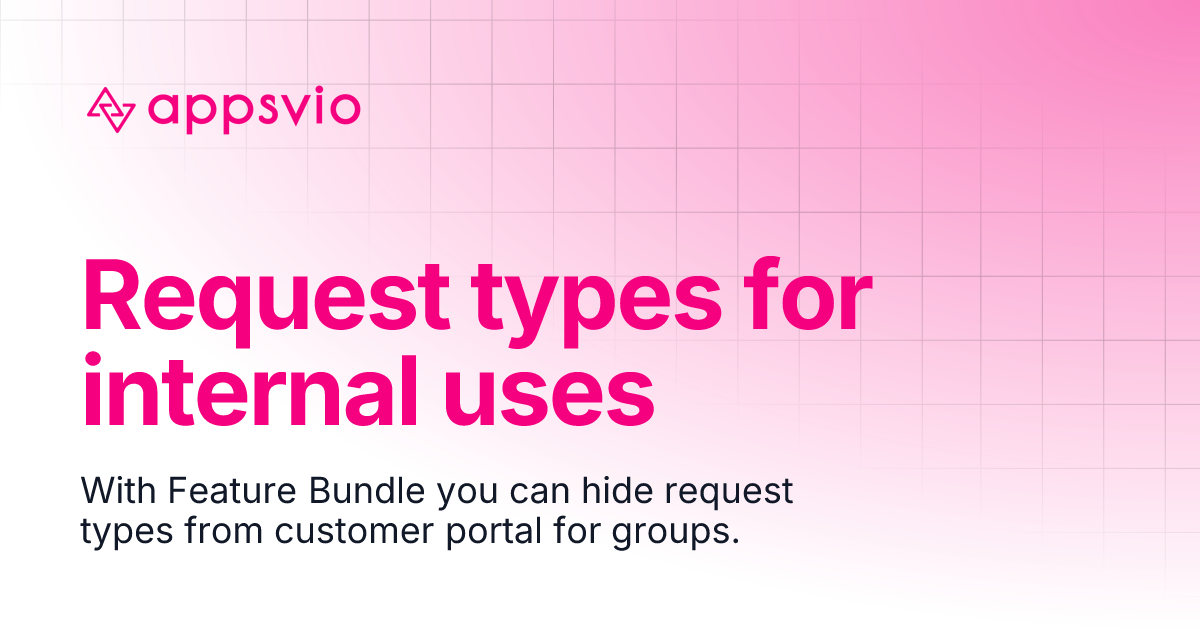 Request types for internal uses | Appsvio Documentation